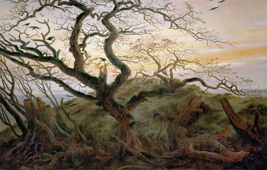 L’albero dei corvi, dipinto di Caspar David Friedrich – La valigia dell ...